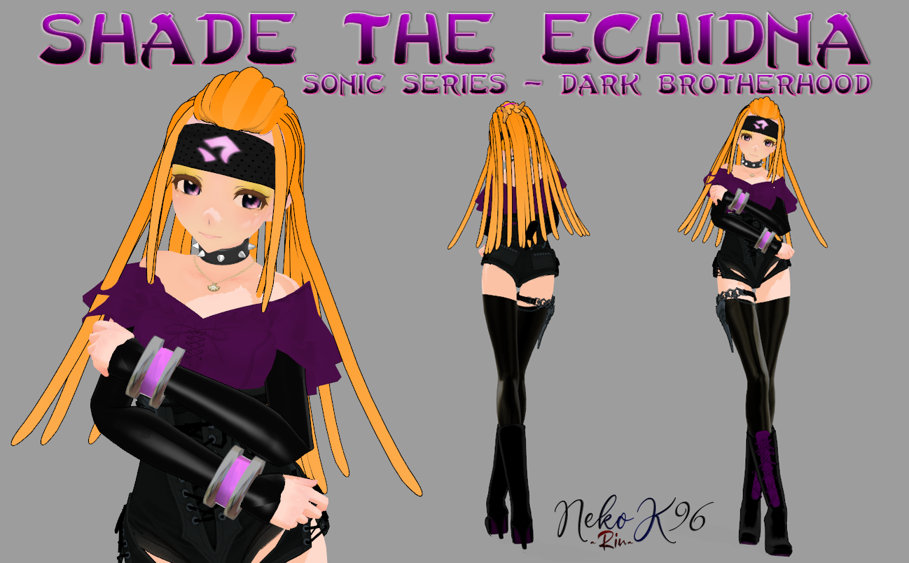 MMD Shade the Echidna V1.1 (Sonic Series) DL by petite-neko-kitsune on ...