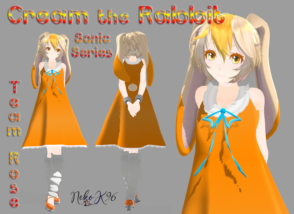 MMD Cream the Rabbit V1.1 (Sonic Series) DL by petite-neko-kitsune on ...