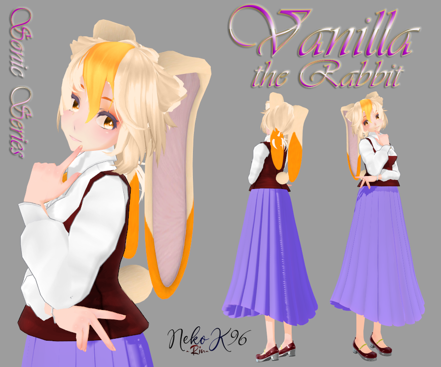 MMD Vanilla the Rabbit V1.1 (Sonic Series) DL by petite-neko-kitsune on ...