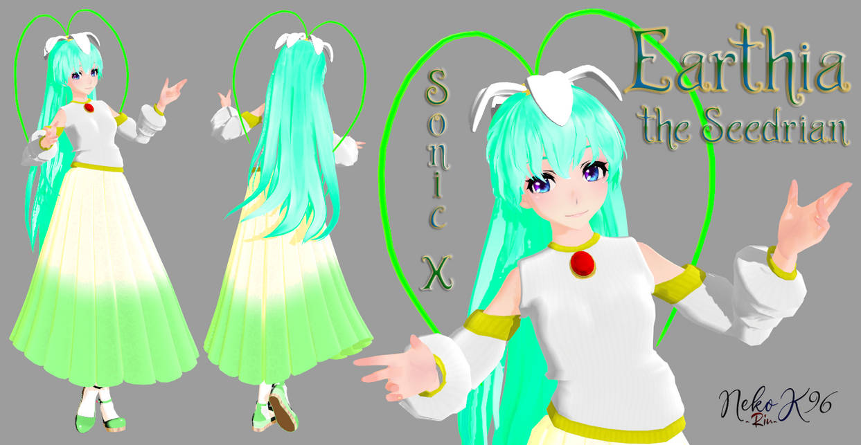 MMD Earthia the Seedrian V1.1 (Sonic Series) DL by petite-neko-kitsune ...