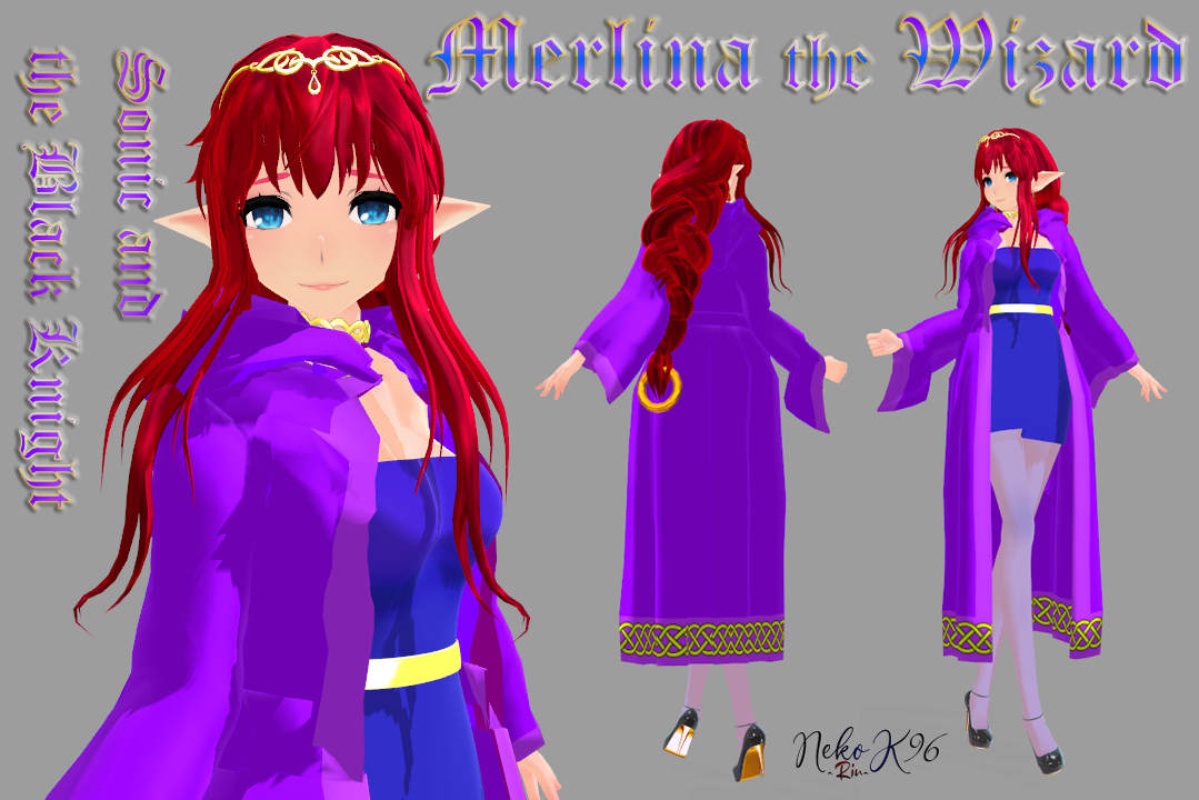 MMD Merlina the Wizard V1.1 (Sonic Series) DL by petite-neko-kitsune on ...