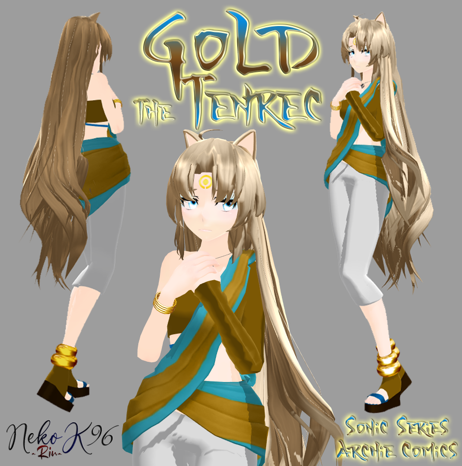 MMD Gold the Tenrec V1.1 (Sonic Series) DL by petite-neko-kitsune on ...