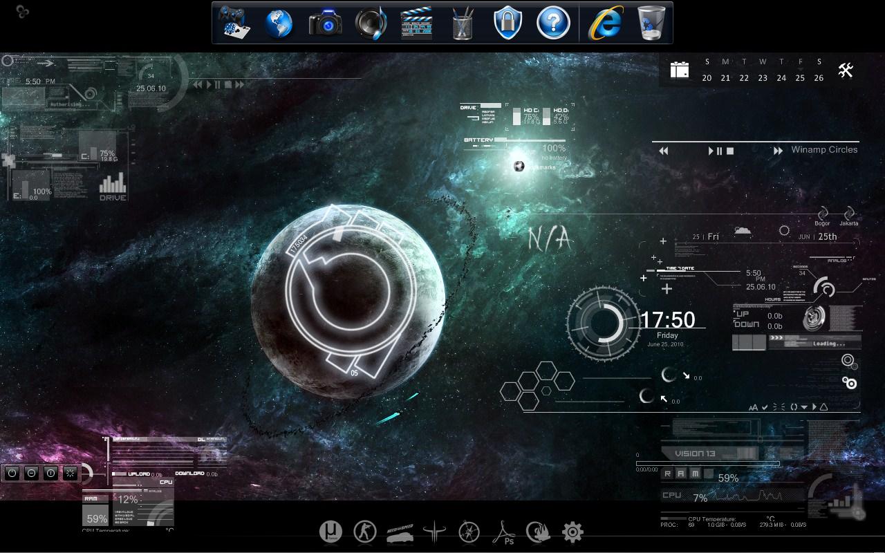 rainmeter by farisinsua on DeviantArt