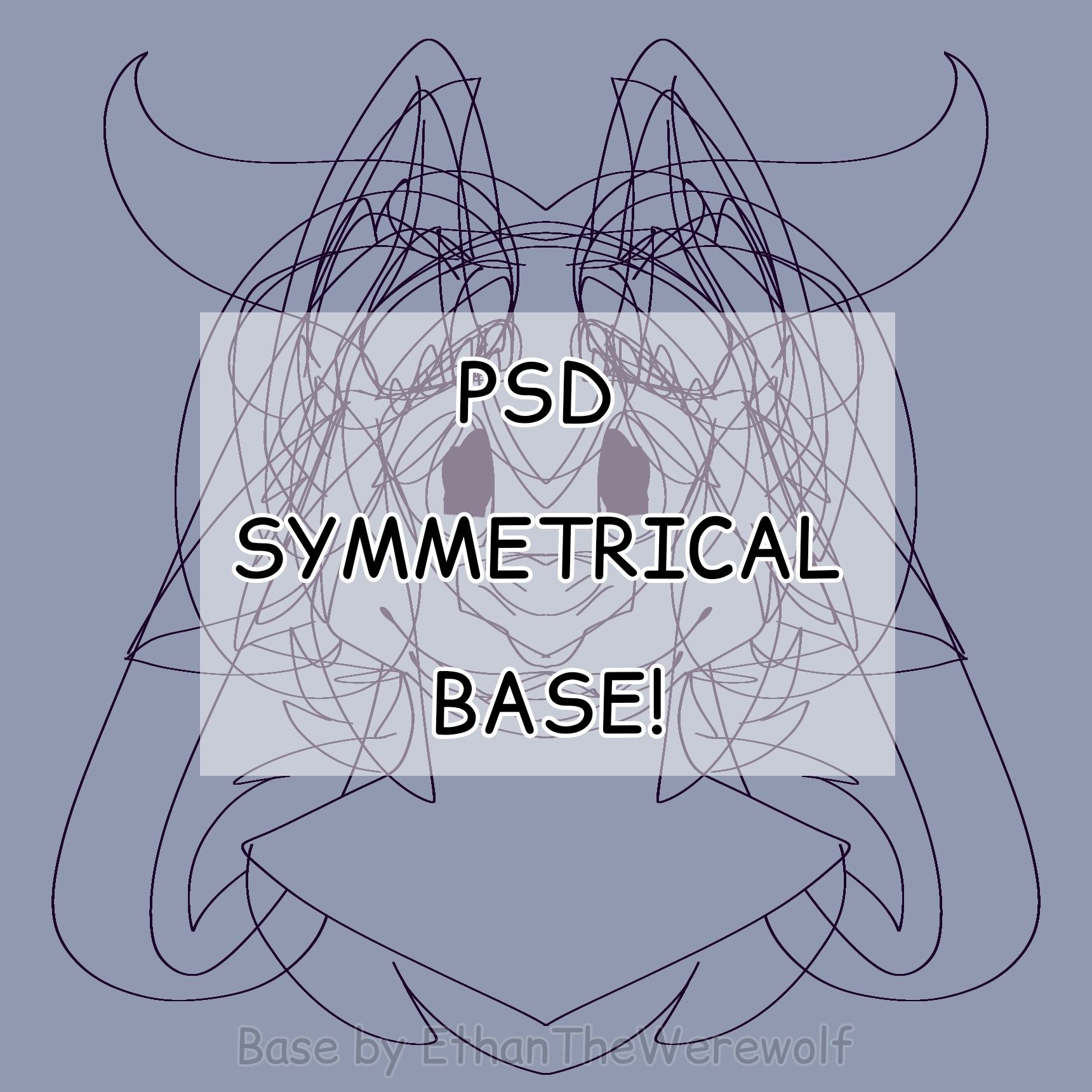 F2u symmetrical icon base! by EthanTheWerewolf on DeviantArt