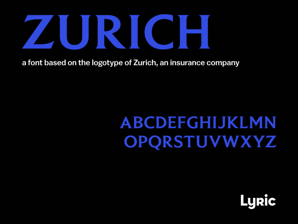 Zurich Serif by LyricWest on DeviantArt