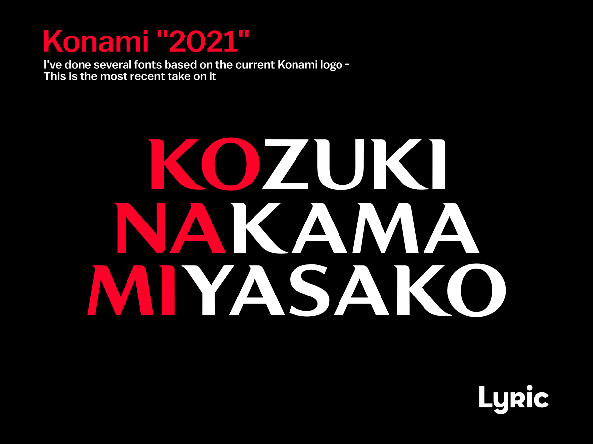Konami 2021 by LyricWest on DeviantArt