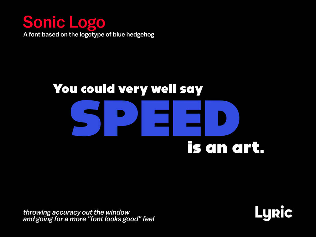 Sonic Logo by LyricWest on DeviantArt