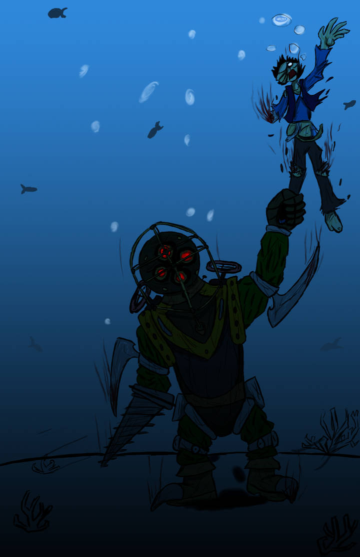 Big Daddy Drowner by BaKaiju on DeviantArt