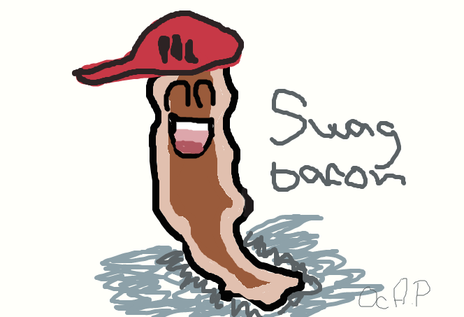 Swag bacon by OCAvrilPink on DeviantArt