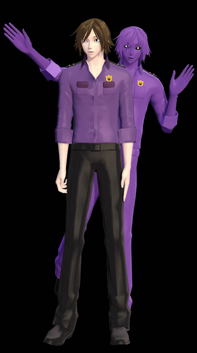 [-MMD-] Model Purple Guy [DL] by sante93 on DeviantArt