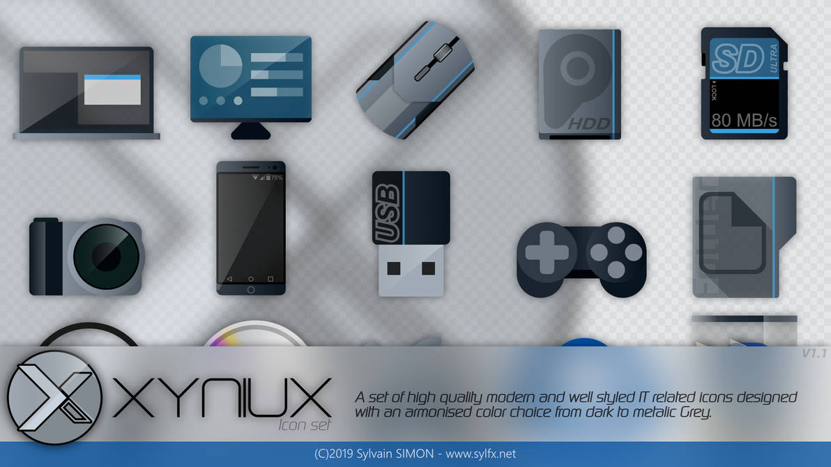 Xyniux - Icon Set v1 1 20190907 by SylFx on DeviantArt