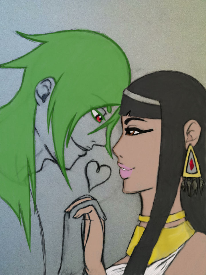 Kahn And Calista by SkeletonCastle on DeviantArt