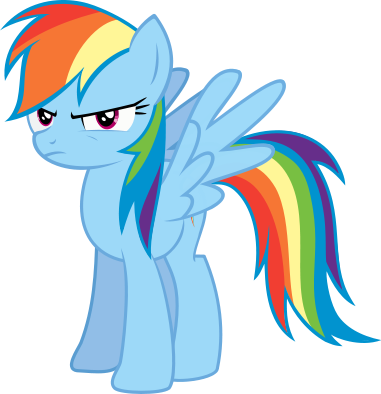 Angry Rainbow Dash Vector by Haspet on DeviantArt