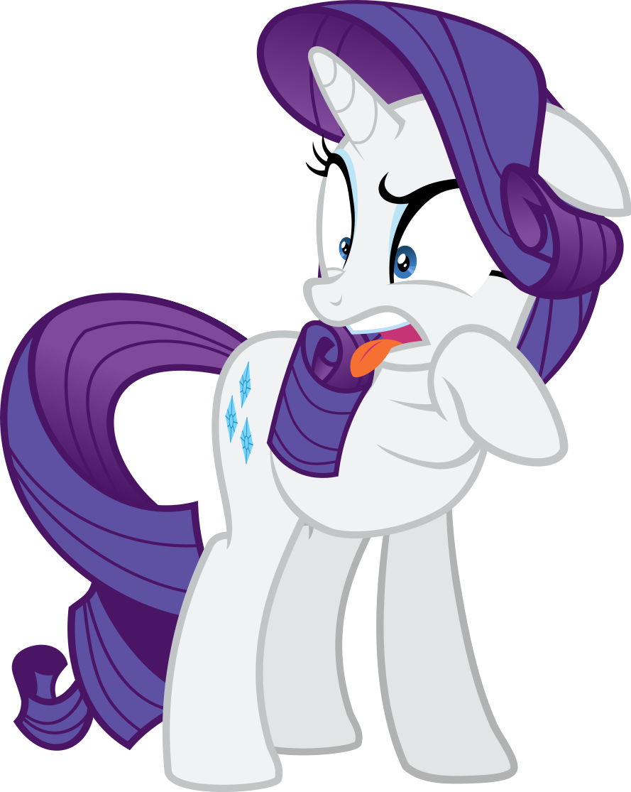 Disgusted Rarity Vector by Haspet on DeviantArt