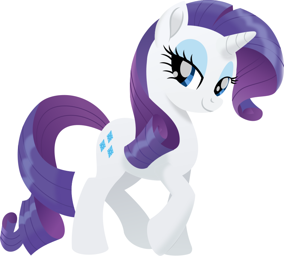Rarity Movie Style Simplistic by Haspet on DeviantArt