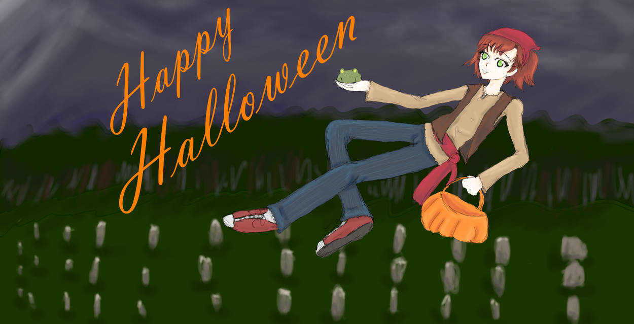 Halloween Ghost Girl by Jessica-Scannell on DeviantArt