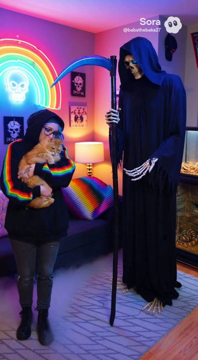 my fur baby saved me from the grim reaper by Wonderbatkittysiren on DeviantArt