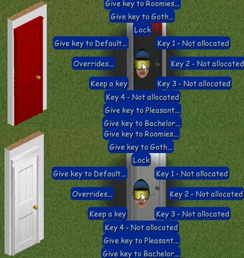 Madoria doors with Simlogical lock by FFullstopSims1 on DeviantArt