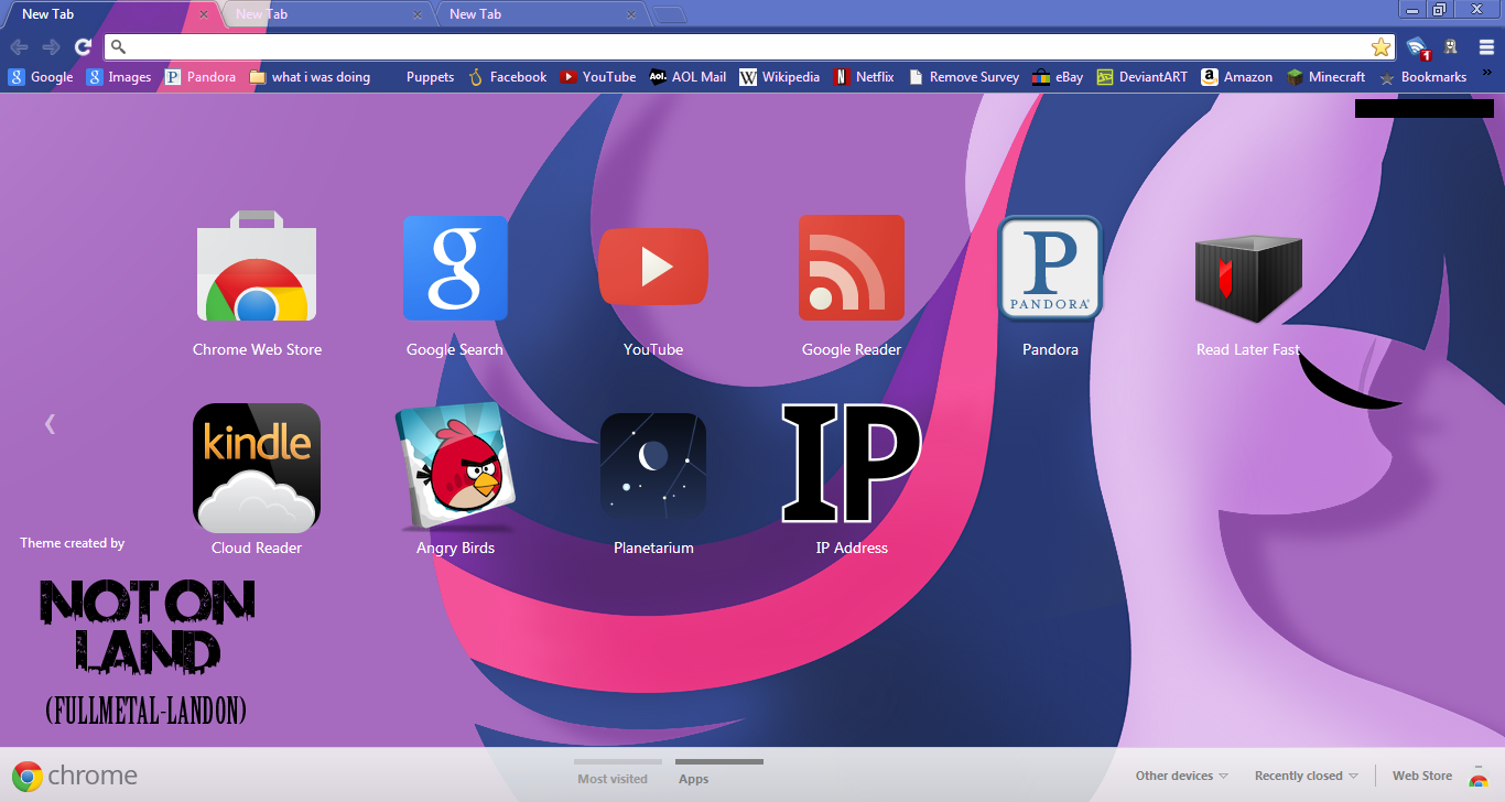 MLP Google Chrome Twilight Sparkle Theme by FullMetal-Landon on DeviantArt