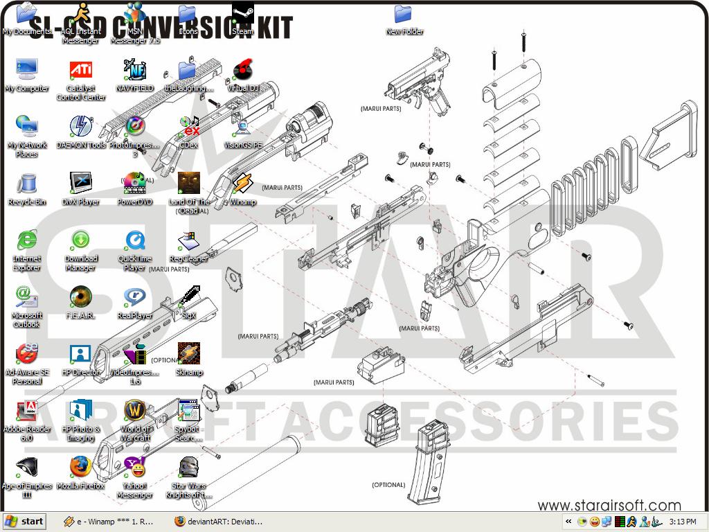 The SL9SD assault rifle by cygnusx9 on DeviantArt