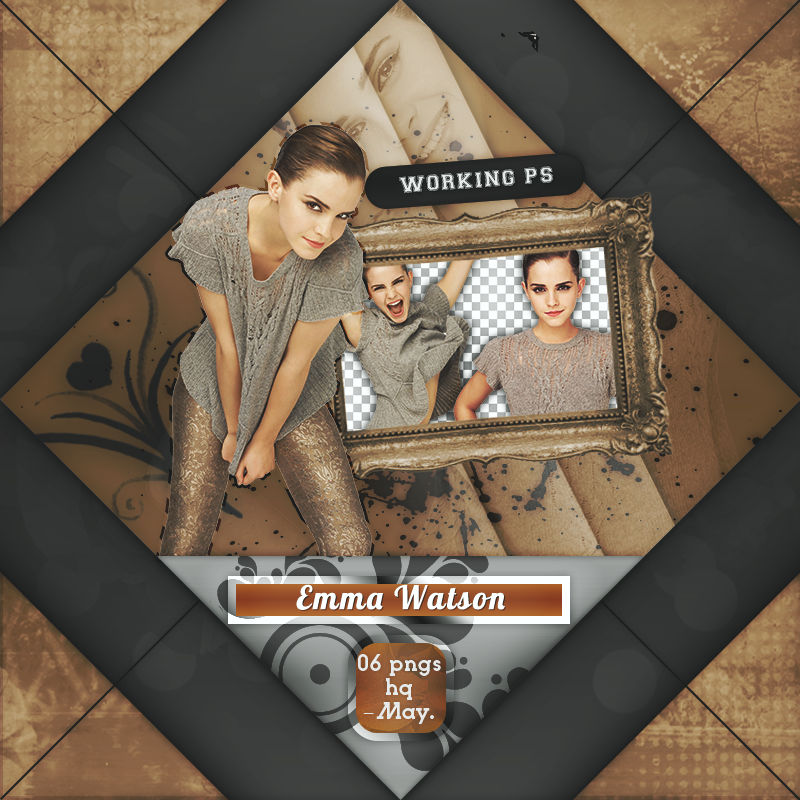Emma Watson pack png by iWillNotSurrender on DeviantArt