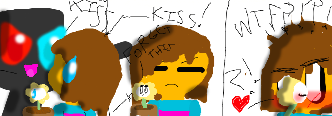 Flowisk AKA Flowey X Frisk on UnderTale-Ships - DeviantArt