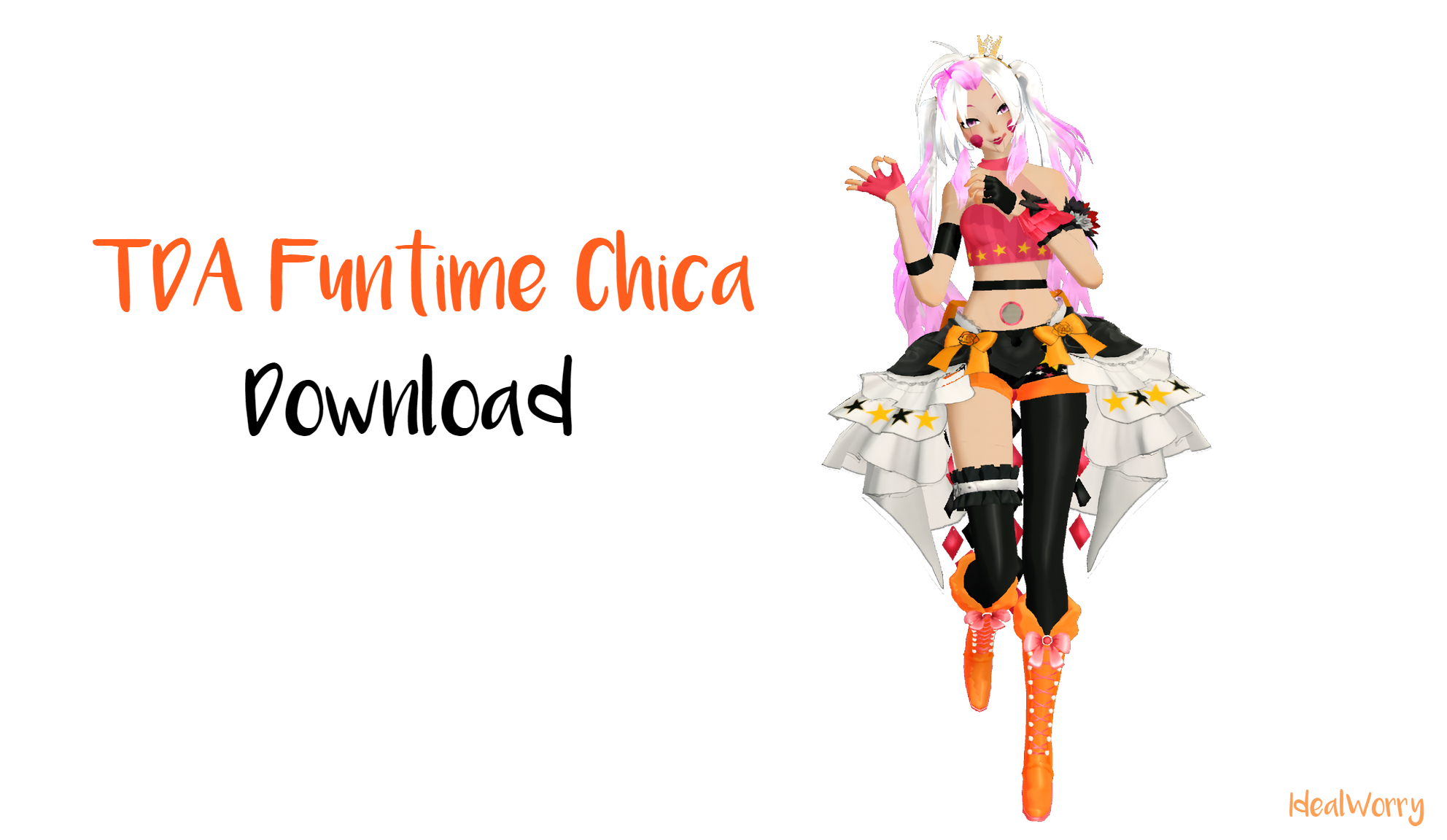 Chica F Naf Human Mmd