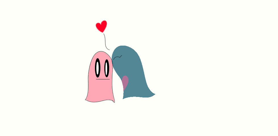 a ghost kiss by malis22 on DeviantArt