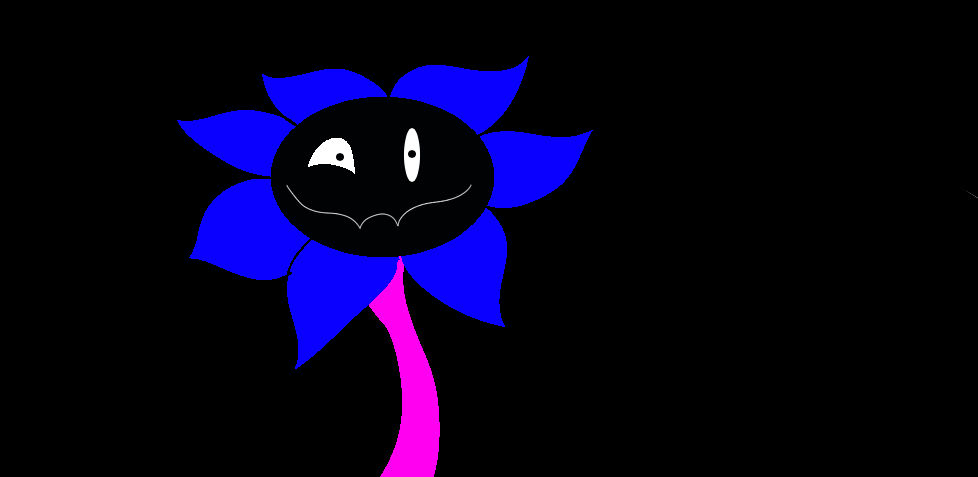 what i imagine negatale flowey would look like by malis22 on DeviantArt