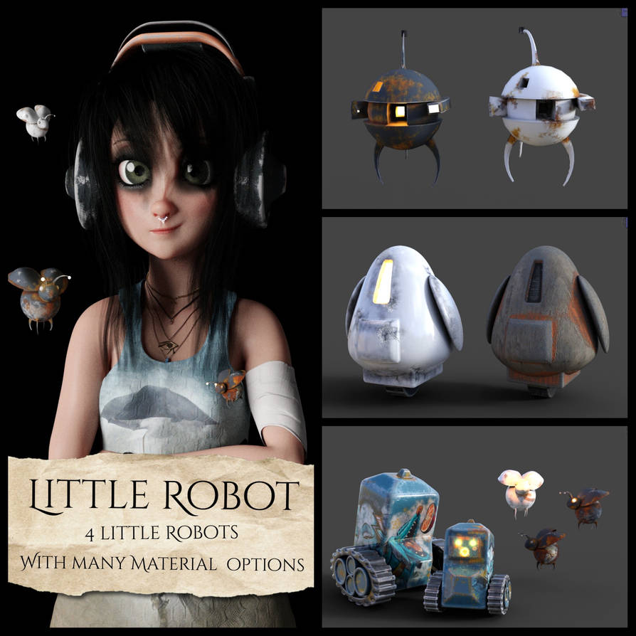 Little Robot by Mysticartdesign on DeviantArt
