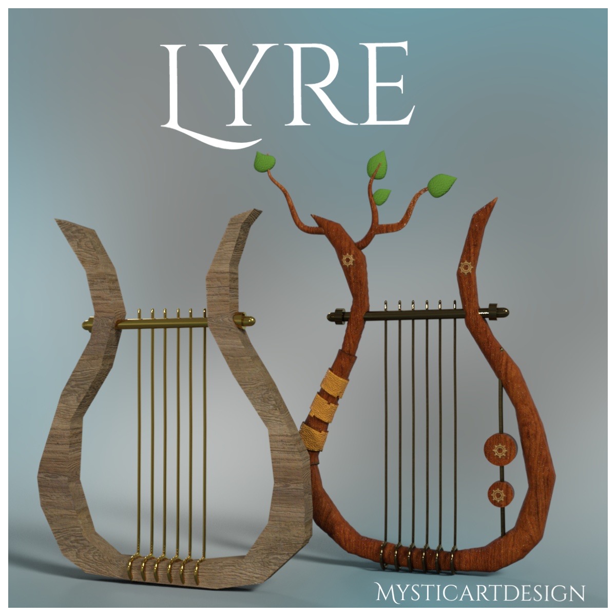 Lyre by Mysticartdesign on DeviantArt