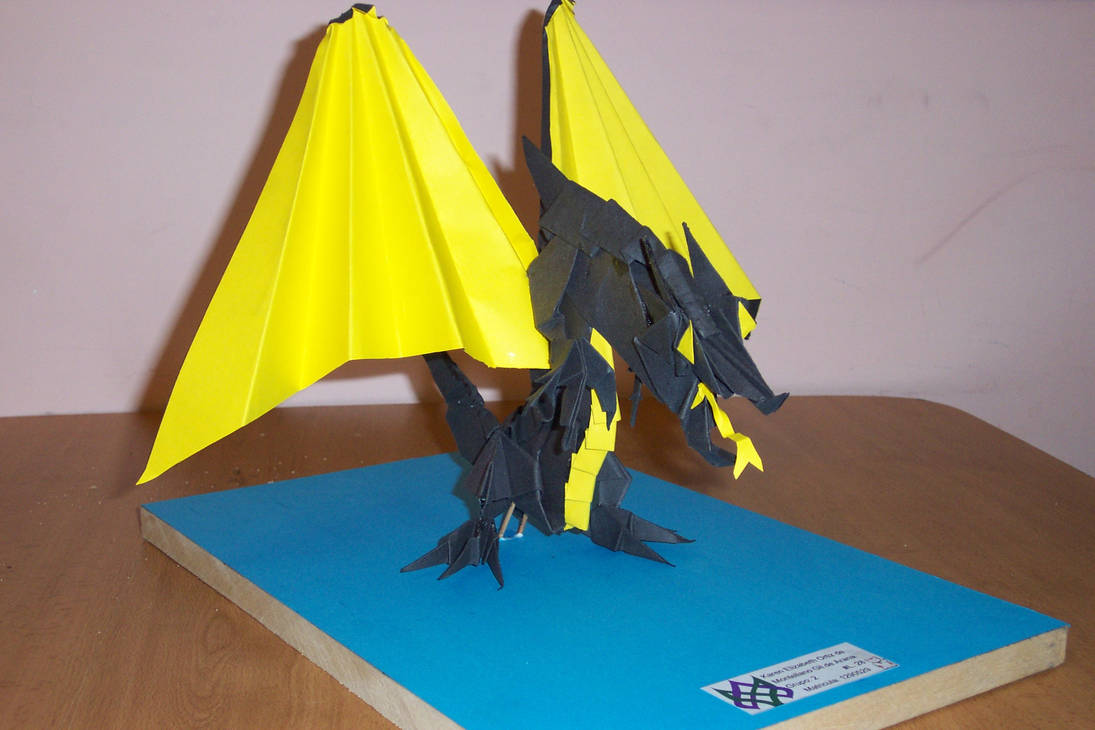 Origami Dragon pattern by Azchara on DeviantArt