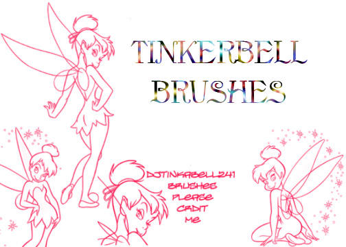 Tinkerbell Brushes by djtinkabell241 on DeviantArt