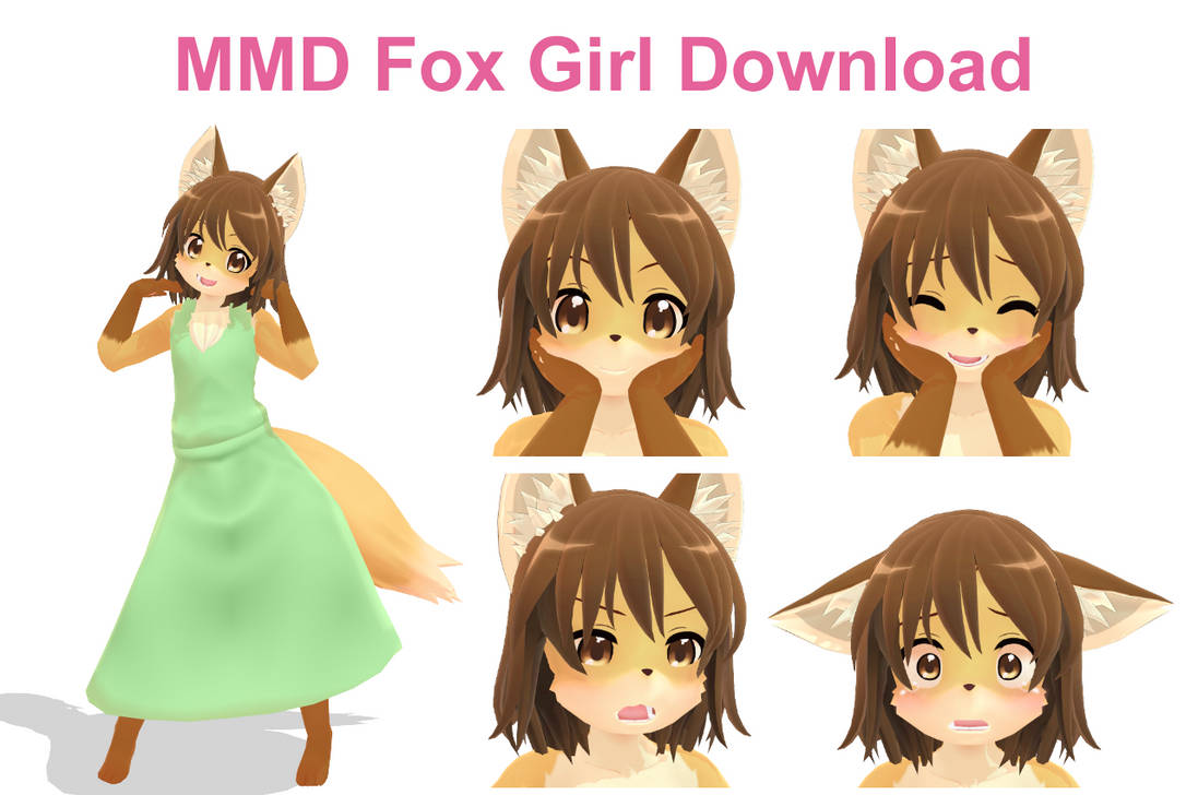 [MMD] Fox Girl Download by asdfg21 on DeviantArt