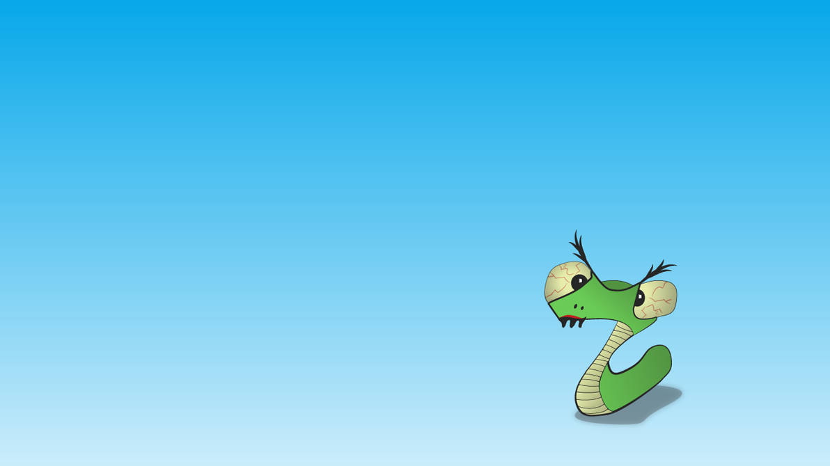 A rather angry snake wallpaper by gedemins on DeviantArt