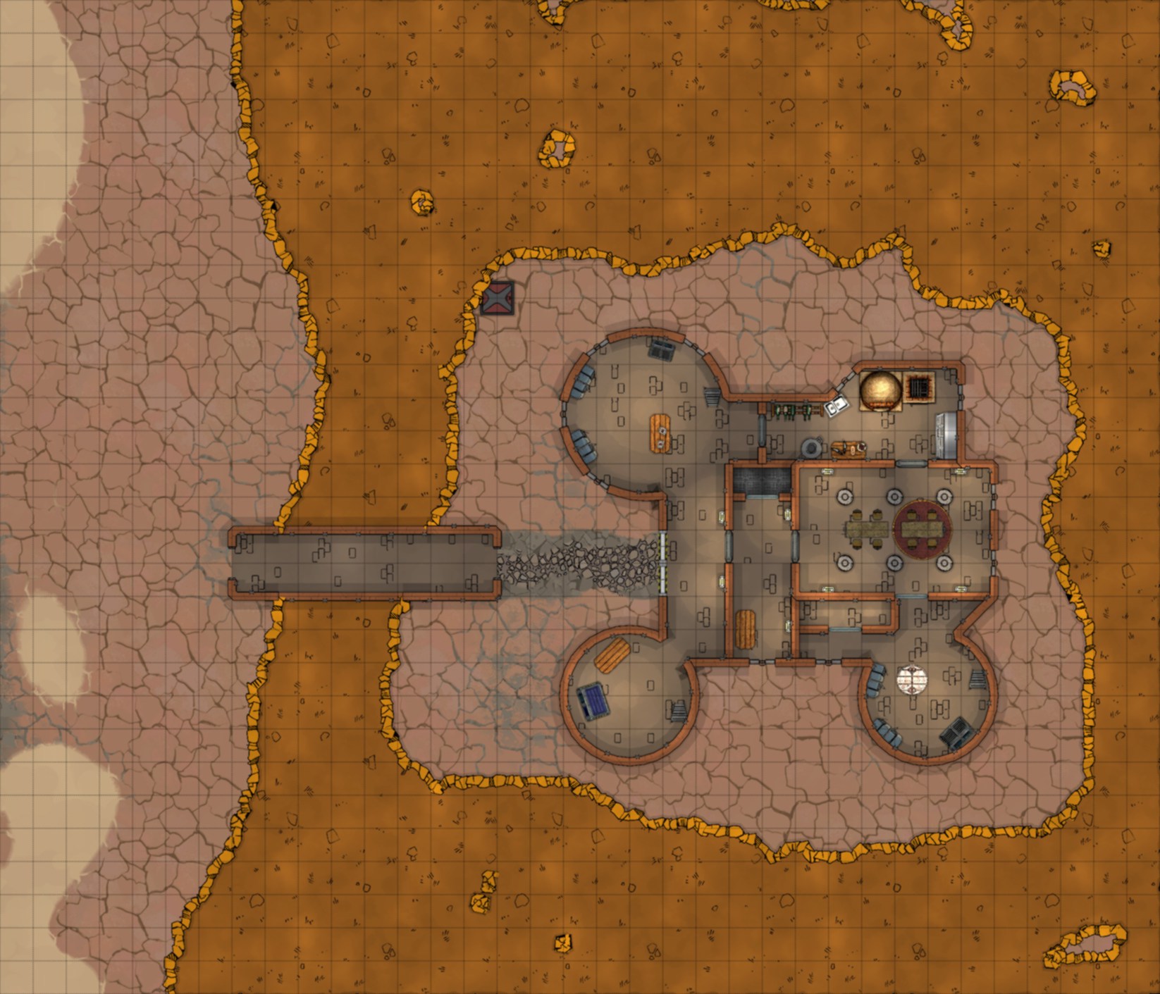 Desert Sci Fi Castle Battlemap by Kummer-Wolfe on DeviantArt