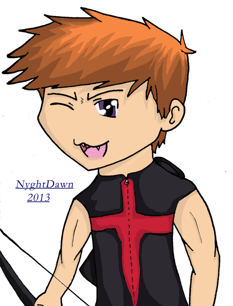 Chibi Hawkeye by NyghtDawn on DeviantArt