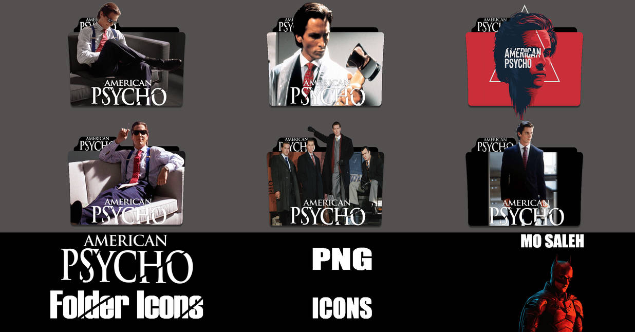 American Psycho (2000) Folder Icons by mosaleh66 on DeviantArt