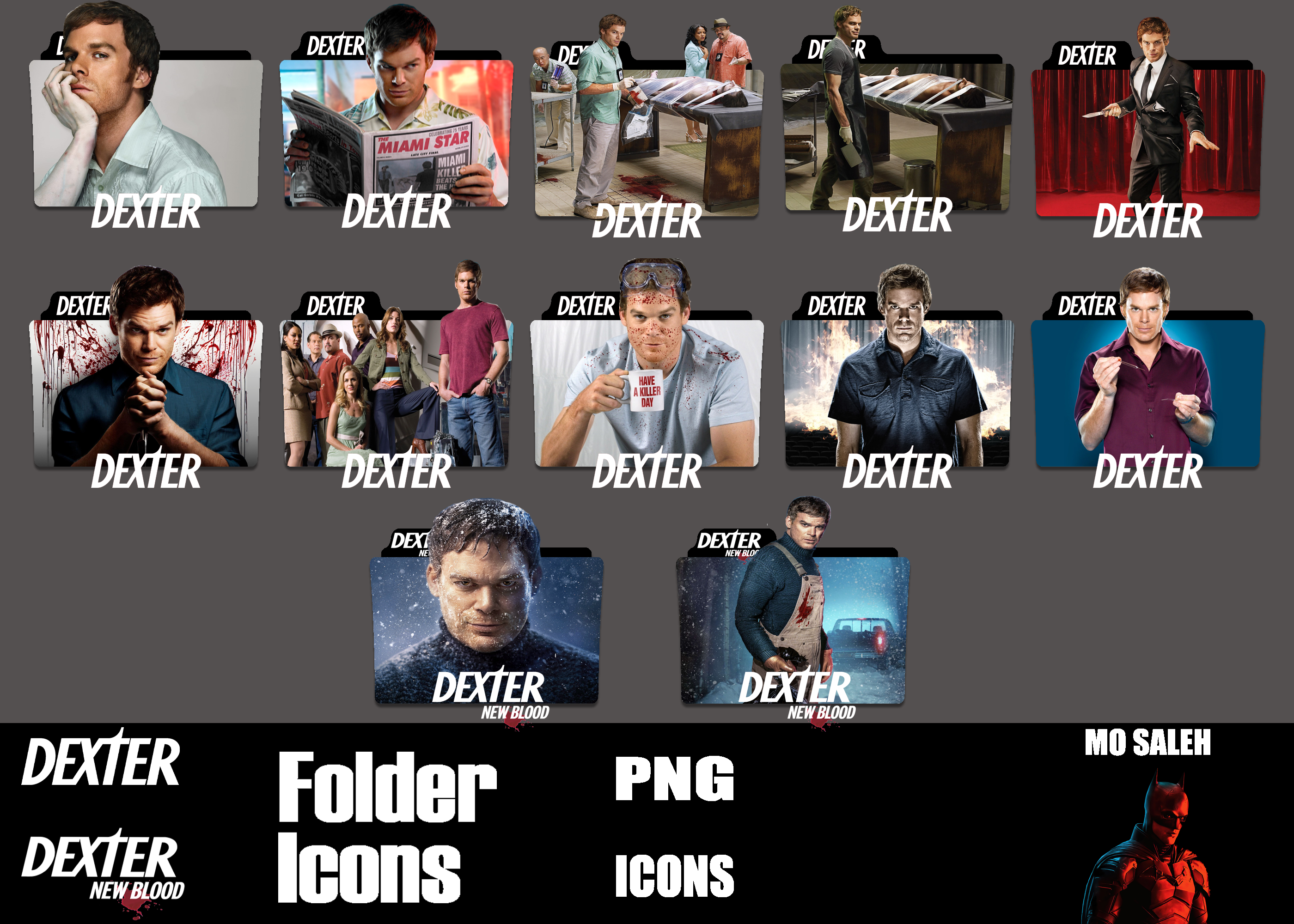 Dexter And Dexter New Blood Folder Icons by mosaleh66 on DeviantArt
