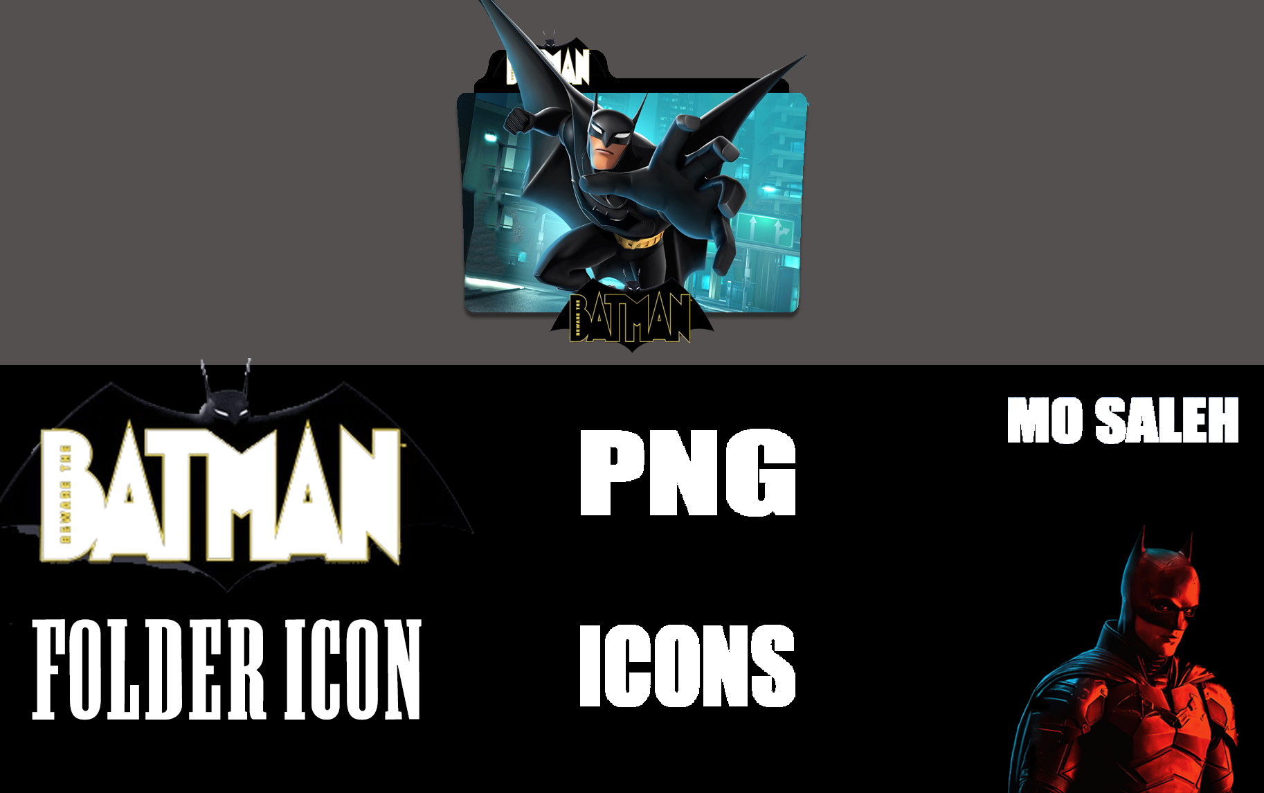 Beware The Batman Folder Icon by mosaleh66 on DeviantArt