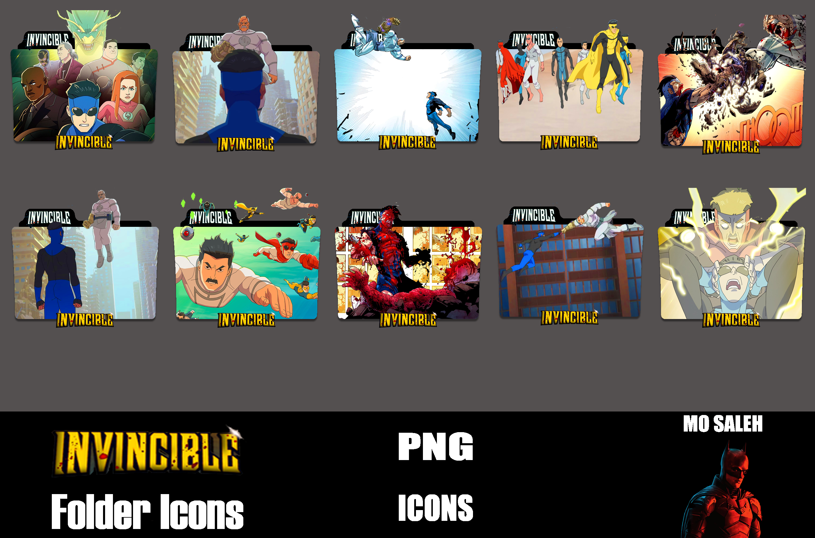 Invincible S03 Part 2 Folder Icons by mosaleh66 on DeviantArt