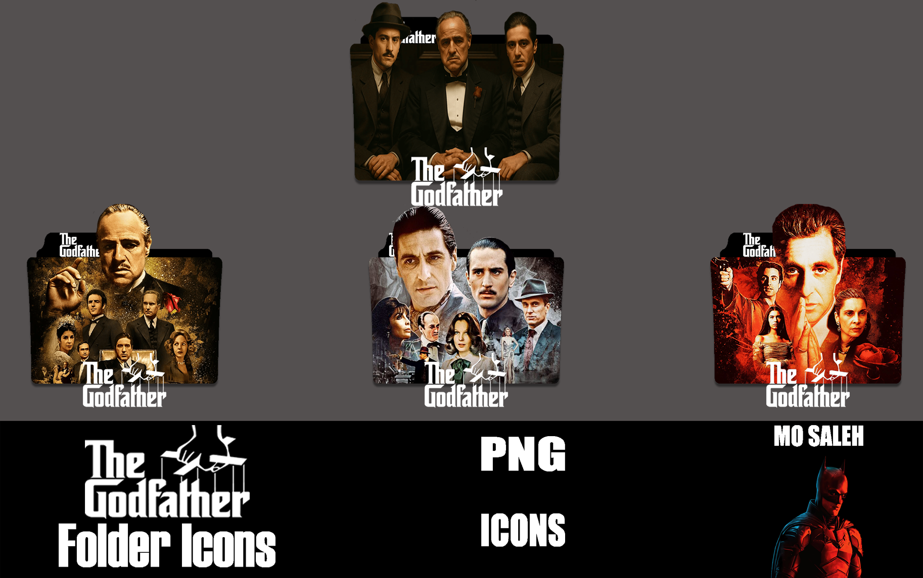 The Godfather Troligy Folder Icons by mosaleh66 on DeviantArt