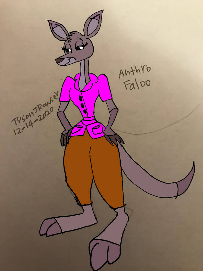 Anthro Faloo (Colored) by dialga2018 on DeviantArt