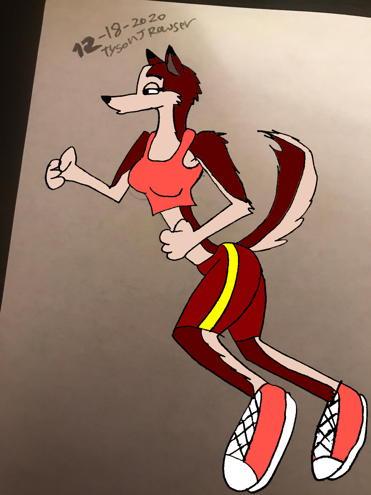 Jogging Jenna (Colored) by dialga2018 on DeviantArt