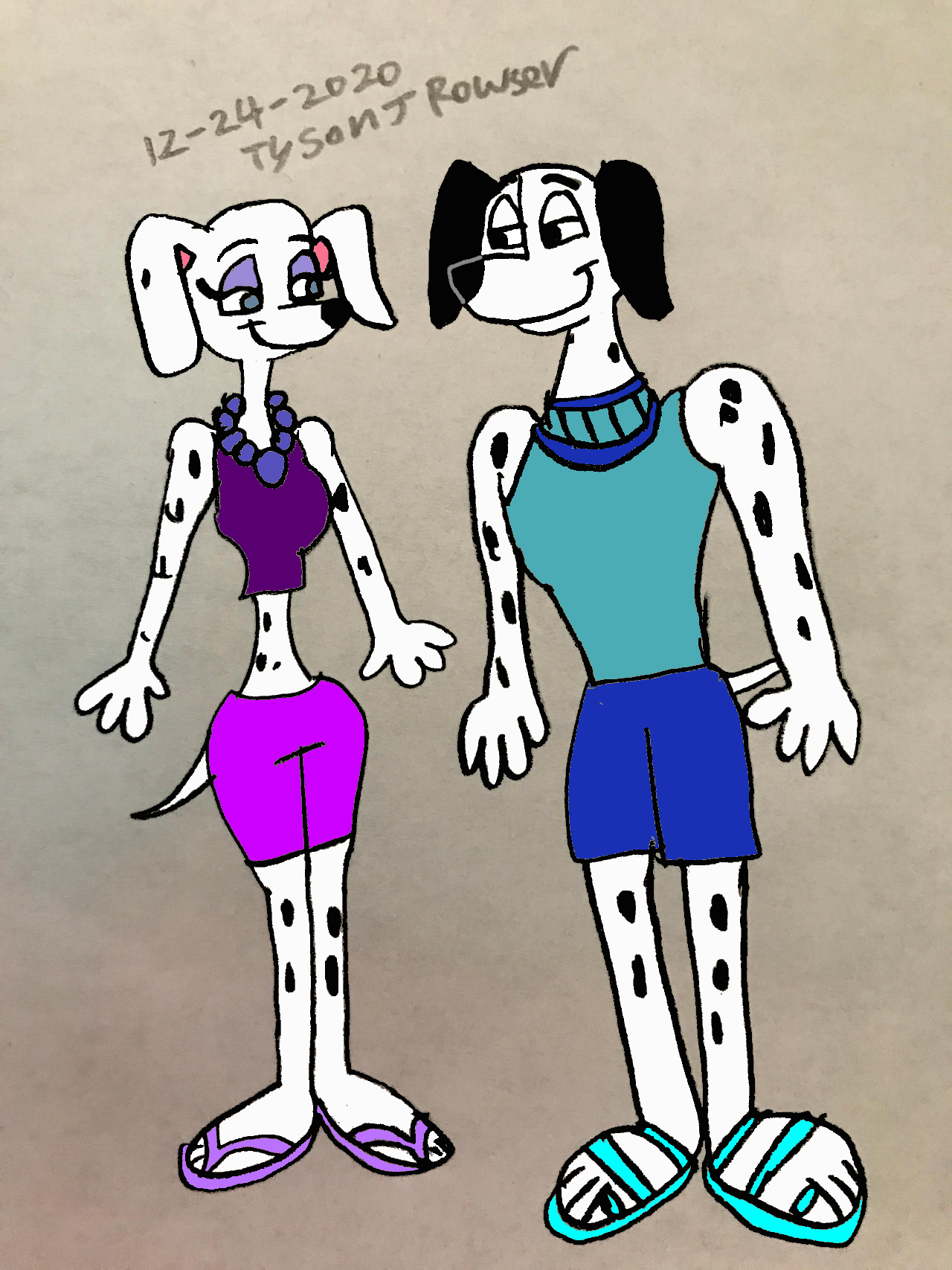 Coco And Beamer In Picnic Outfits (Colored) by dialga2018 on DeviantArt