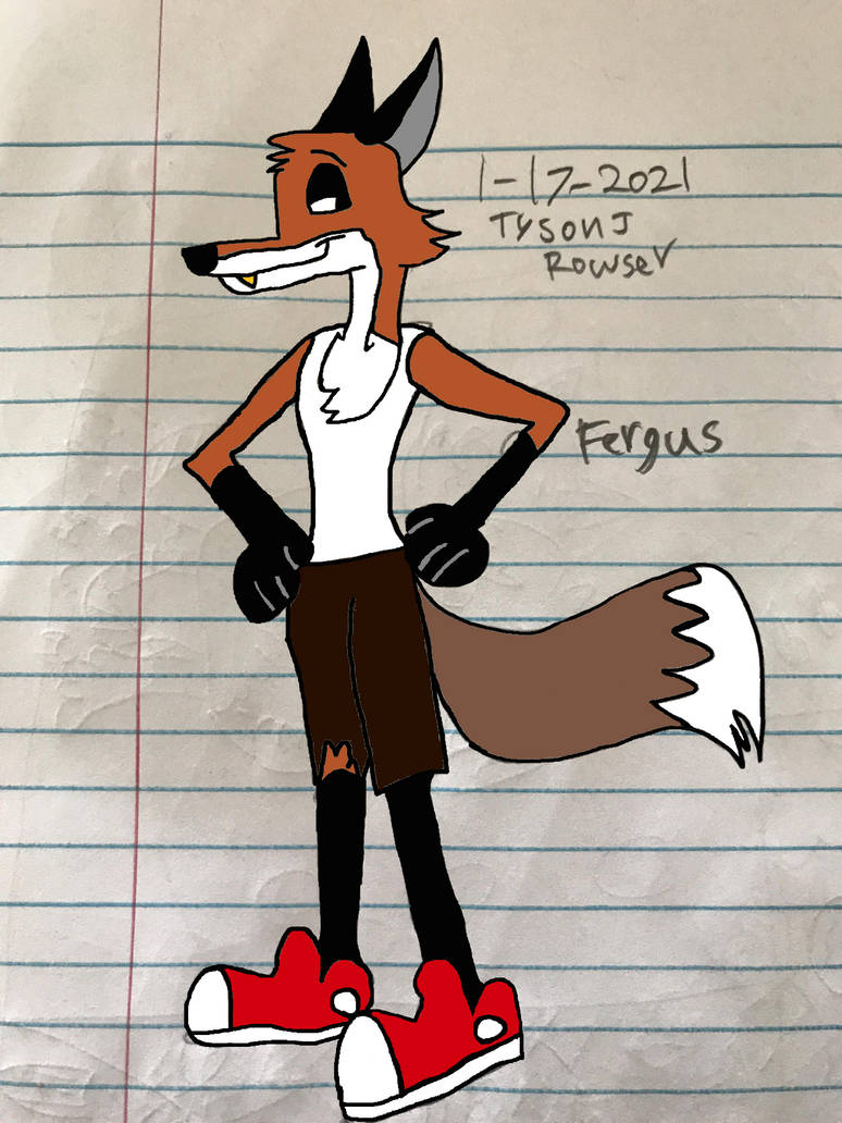 Anthro Fergus (Colored) by dialga2018 on DeviantArt