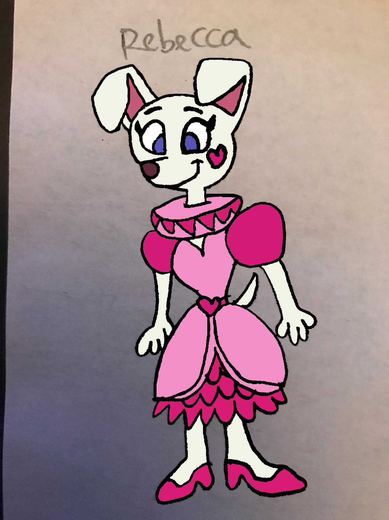 Rebecca Anthro (Colored) by dialga2018 on DeviantArt