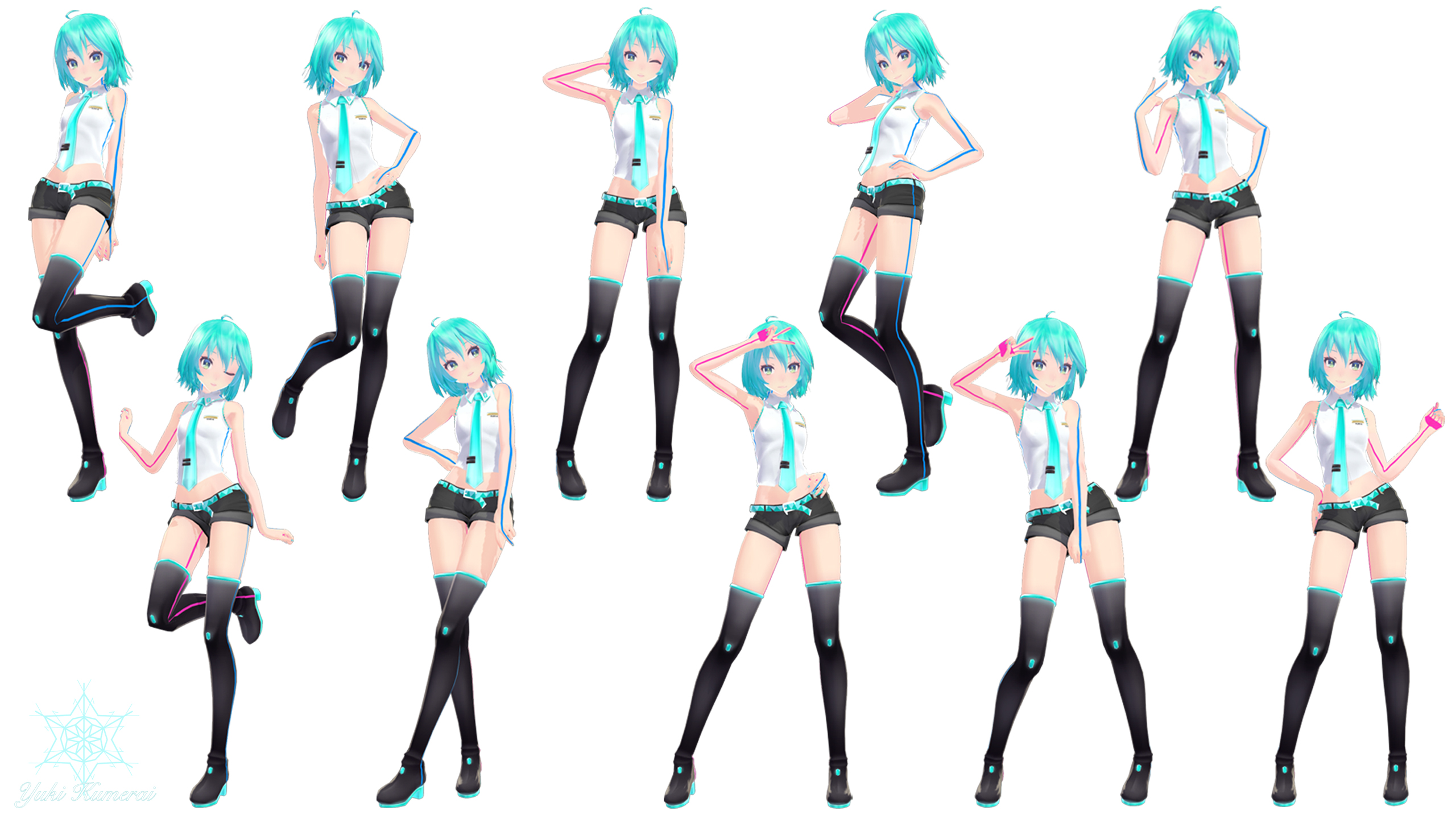 [MMD] Original Pose DL - Random Solo Poses V1 ($) by yukikumeraimmds on DeviantArt
