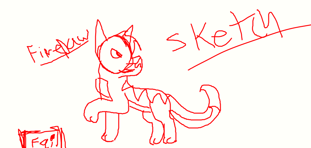 Firepaw Sketch by Spirit-Sylvia on DeviantArt