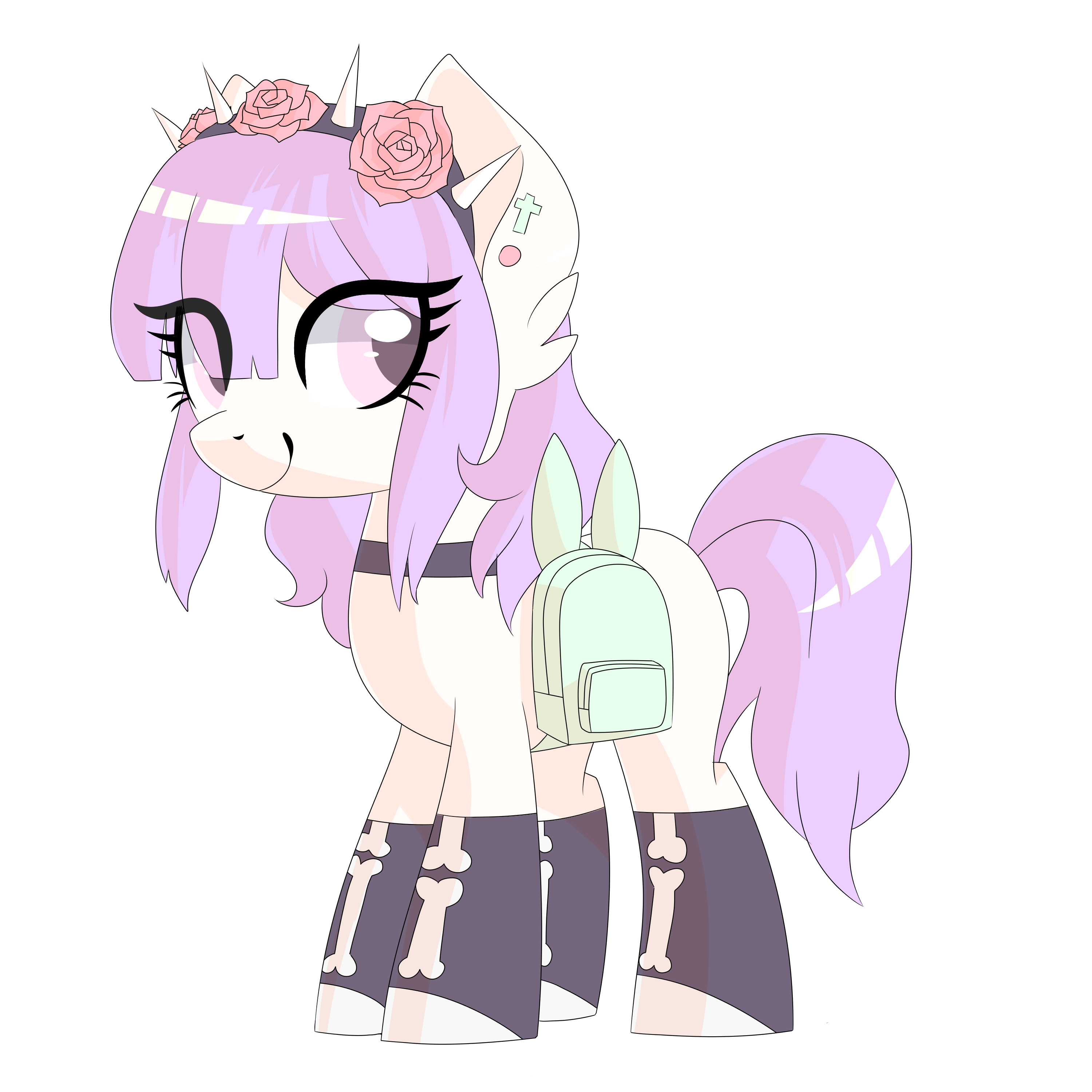 pastel goth pony adopt ::. by Cinnacake on DeviantArt